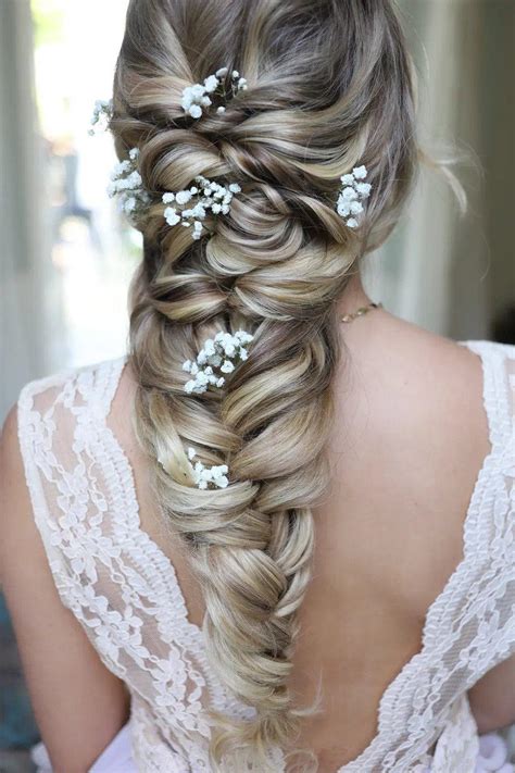 Wedding Hair Braid Flower