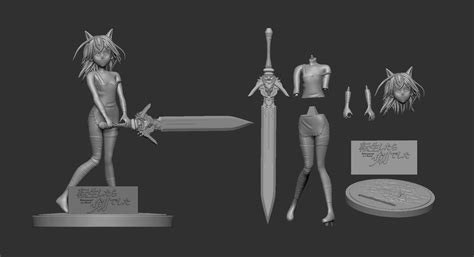 Stl File Fran Tensei Shitara Ken Deshita Reincarnated As A Sword・3d
