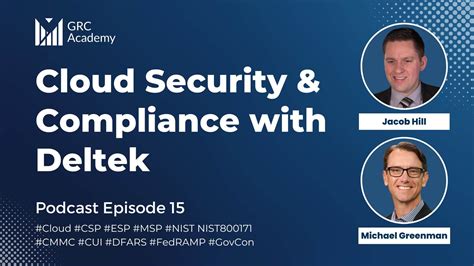 Cloud Security And Dfars 7012 Compliance With Michael Greenman From Deltek Podcast Grc Academy