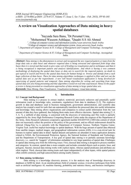 a review on visualization approaches of data mining in heavy spatial