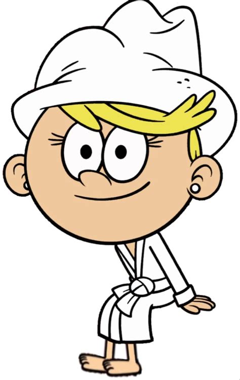 Lola White Bathrobe And White Towel Barefoot In 2024 Lola Loud Loud