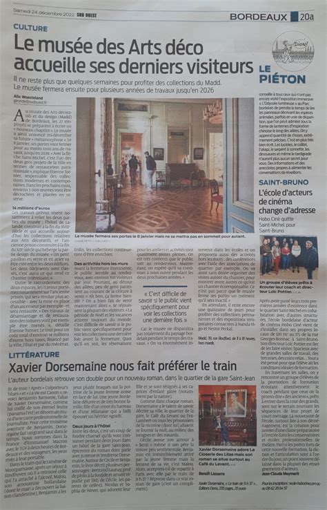 Lécole Hobo Ciné dans le journal SUD OUEST Hobocine