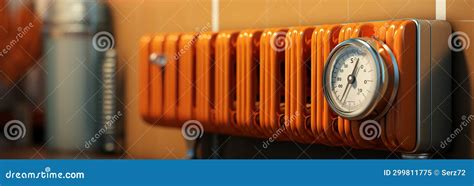 Thermostat Radiator Indicator Stock Illustration Illustration Of