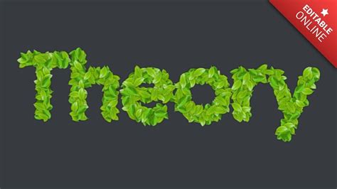 Theory Text Effect Generator