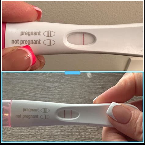 14 Dpo Test Compared To Initial Test At 12 Dpo First Response Hpt R