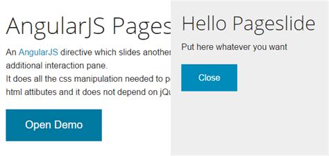 Angularjs Pageslide Directive Angular Script