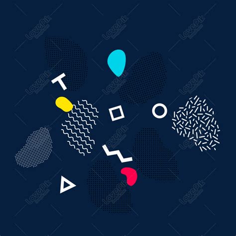 크리 에이 티브 패턴 멤피스 디자인 Png 일러스트 무료 다운로드 Lovepik