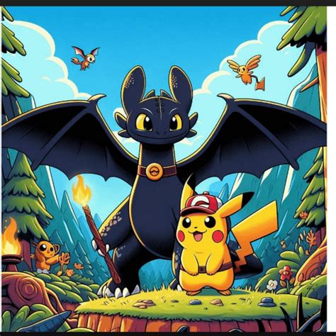 Toothless Or Pikachu R Aiart