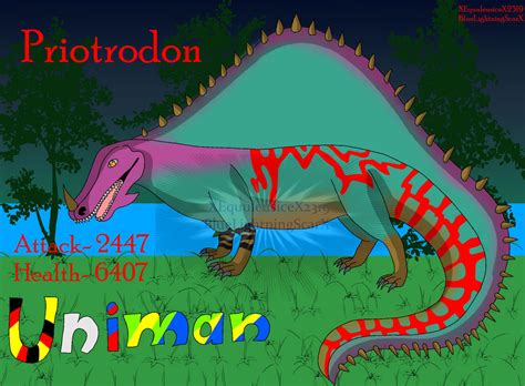 Jurassic World The Game Priotrodon By Celestinestormdragon On Deviantart