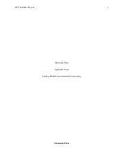 NetworkMap CSCI109 SOOD Docx NETWORK PLAN 1 Network Plan Samridh Sood