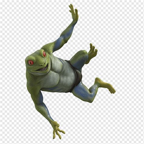 Katak Karakter Render 3d Render Pria Fantasi Bahagia Aksi