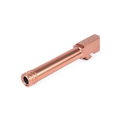 Zev Pro Match Barrel For Glock 19 Gen1 5 12x28 Threading Bronze