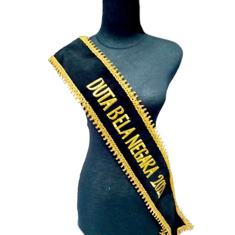 Jual HARI JADI Selempang Wisuda Bludru Selendang Wisuda RENDA Shopee Indonesia