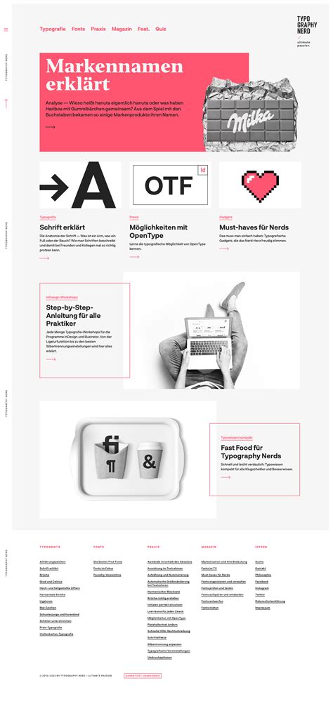 Typography Nerd — Sotd 070323 Best Website Gallery