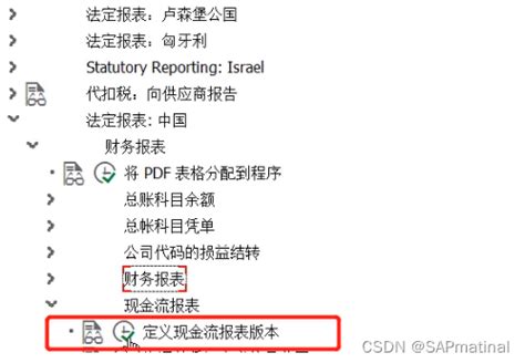 SAP S 4 HANA 现金流量表 sap 现金流量表 CSDN博客