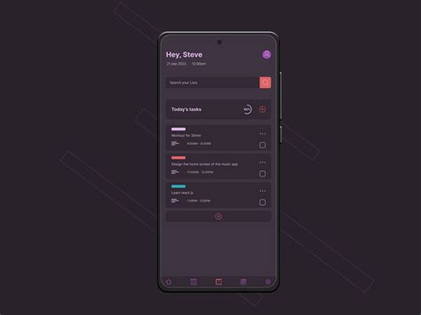 Dribbble Todo List Mobile App Design Png By Rishikumar Chaudhari