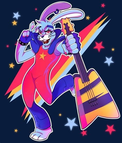 Glamrock Bonnie Fnaf Drawings Fnaf Art Fnaf Wallpapers