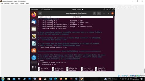 Uas So Tutorial Instal Samba Pada Ubuntu Virtualbox Dan Membuat File Yang Akan Di Share Pada
