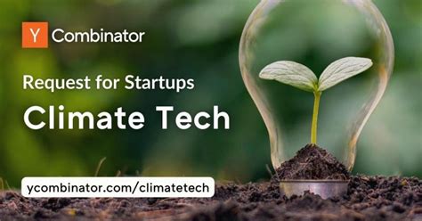 Deep S On Linkedin Request For Startups Climate Tech Y Combinator