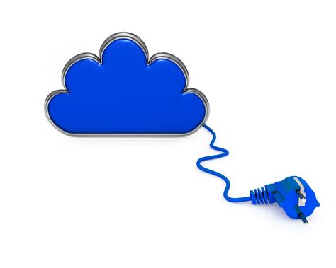 3D Cloud Computing Stock Photo PowerPoint Slide Presentation Sample