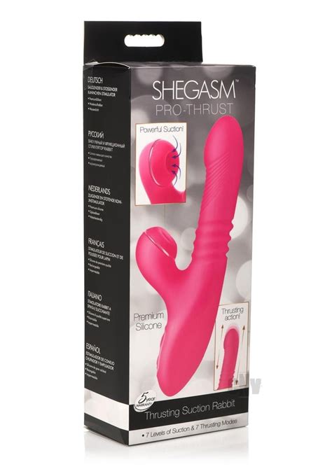 Shegasm Pro Thrust Suction Rabbit Pnk
