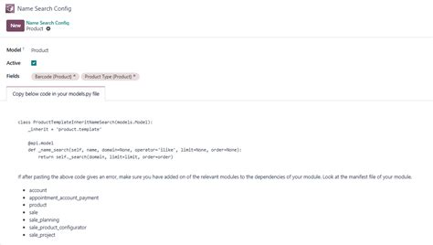 dynamic name search odoo