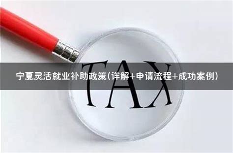 宁夏灵活就业补助政策详解申请流程成功案例 灵活用工代发工资平台