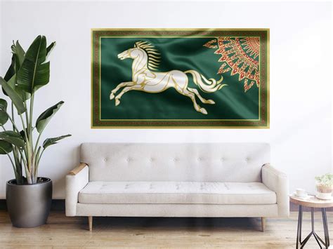 The Kingdom Of Rohan Flag 3x5 Feet 90 X 150 Cm 3x5 6x4 Large Flag Etsy