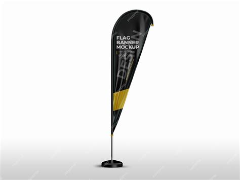 Premium Psd Flag Banner Mockup