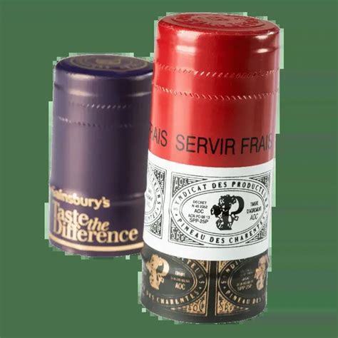 Custom Polytin Capsule Full Customization Fit To Bottle And Top — Two