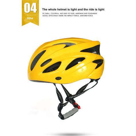 Ecocc【in Stock】 Bicycle Helmet One Piece Adult Road Bike Helmet