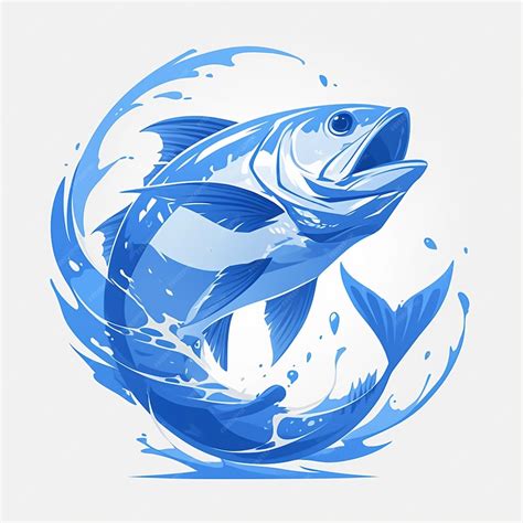Cleaner Wrasse Cleaning A Larger Fish Premium Ai Generated Vector