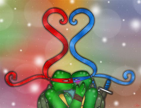 Tmnt Raph X Leo By Xbrushloveheartyx On Deviantart