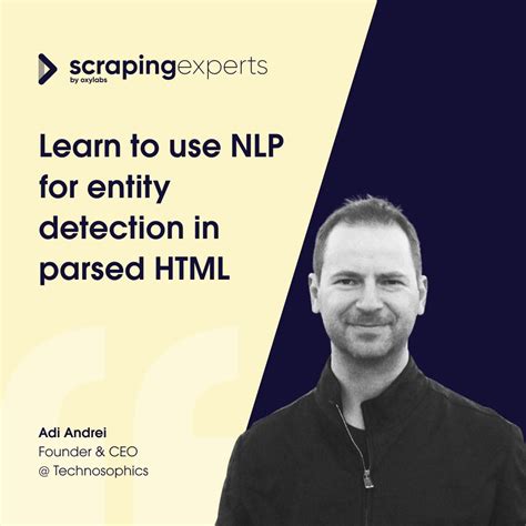 on linkedin using nlp for entity detection in parsed html