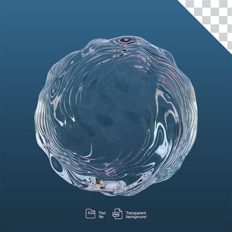 Premium Psd Psd Abstract Futuristic Dispersion Glass Material Design