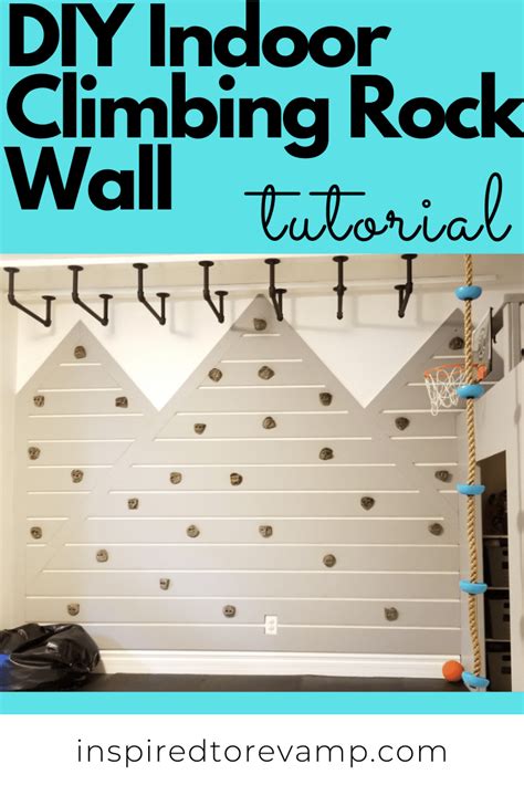 How To Build A Diy Indoor Rock Climbing Wall Inspired To Revamp