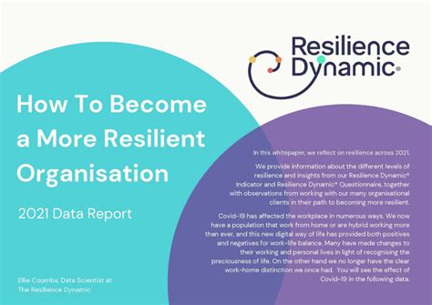 Research Papers And Data Insights Resilience Dynamic