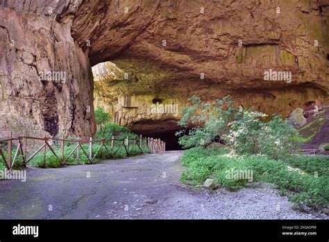 Panoramic View Inside The Devetashka Cave Near Devetaki Village And