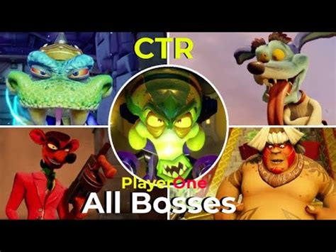 Crash Team Racing Nitro Fueled All Bosses YouTube