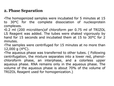 Rna Isolation Methods Ppt