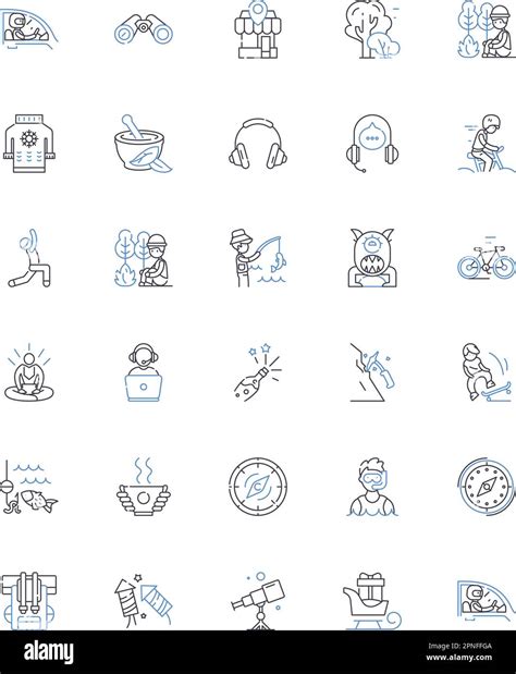 Social Media Line Icons Collection Nerks Platforms Sharing Connections Engagement Likes