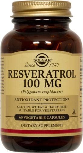 Vitamins Minerals And Supplements Resveratrol Mg Vegetable Capsules Vcaps