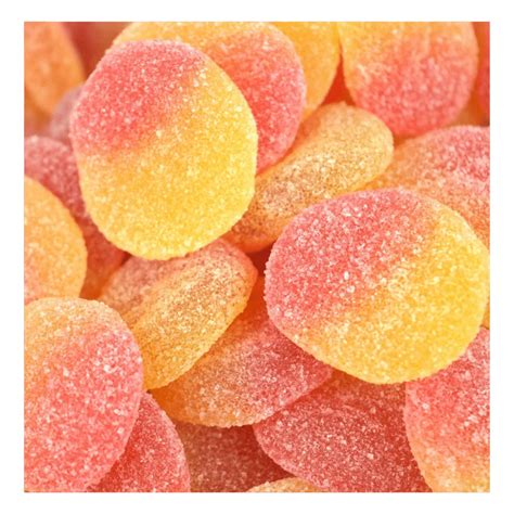 Fizzy Peaches Juicy Sour Peach Sweets Gummy Galaxy