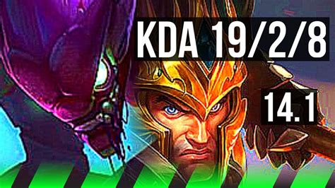 KHA Vs J4 JNG 19 2 8 Legendary KR Challenger 14 1 YouTube