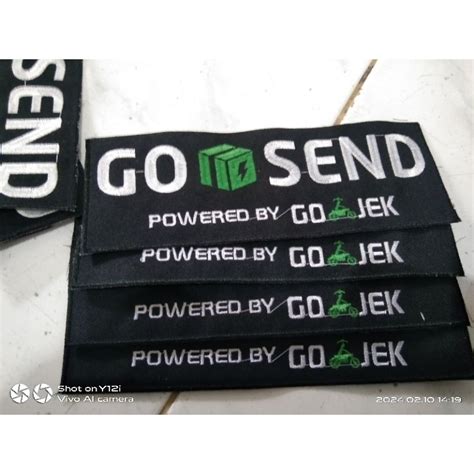 Jual Emblem Bet Patch Badge Gosend Belakang Besar Bordir Komputer Logo