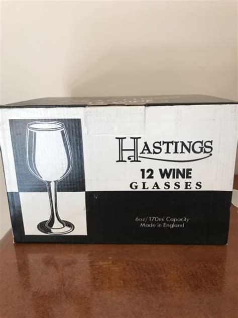 Vintage Everyday Wine Glasses Made In England 15 Dinnerware