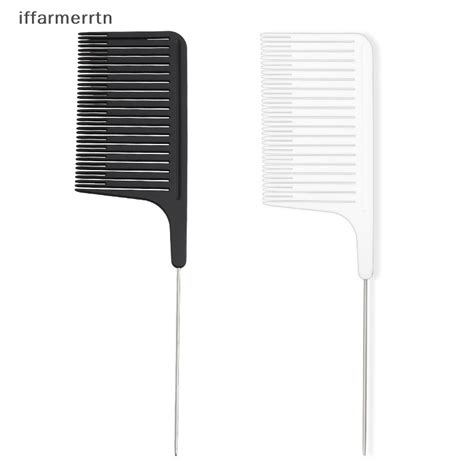 ถ้า Hairdressing หวีพลาสติก Pointed Tail หวีร้านทําผม Professional Hair