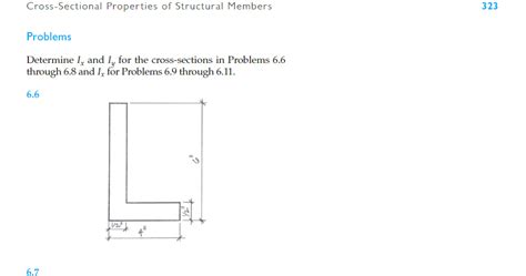 Solved Cross Sectional Properties Of ﻿structural
