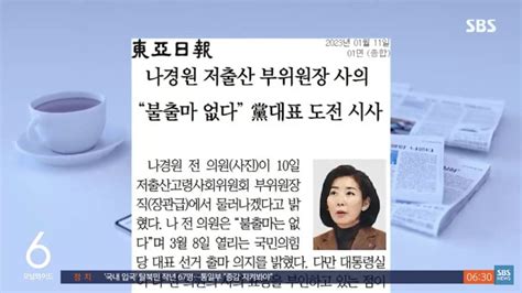 나경원 ”불출마 없다“ Mlbpark