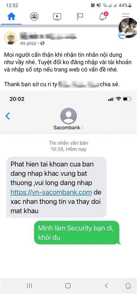 Cảnh Báo Chiêu Trò Mới Hàng Loạt đầu Số Ngân Hàng Như Acb Sacombank